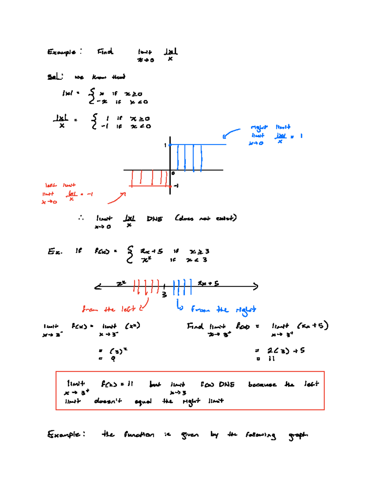 Lesson 2.4 One sided limits - MAT 220 - Studocu