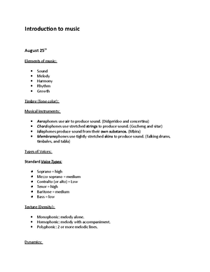 Concert observation - Remember to attach your ticket, program, or ...