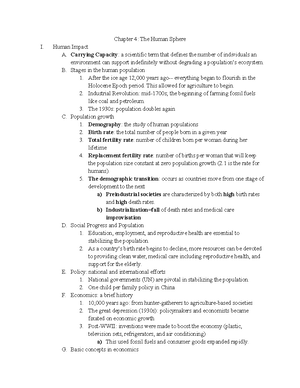 Climate change chap6 - SUST 101 - Studocu