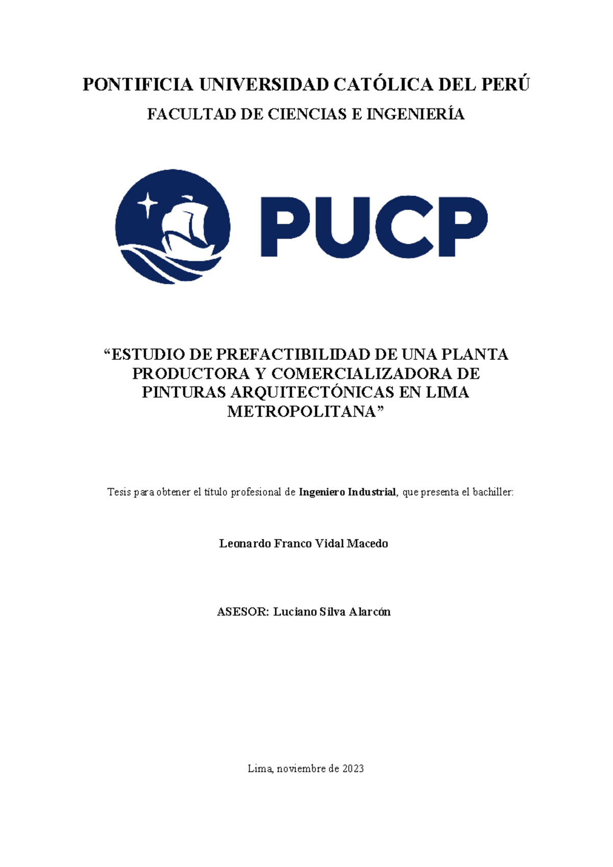 2018 0508 Tesis.1 - TESIS - PONTIFICIA UNIVERSIDAD CATÓLICA DEL PERÚ ...