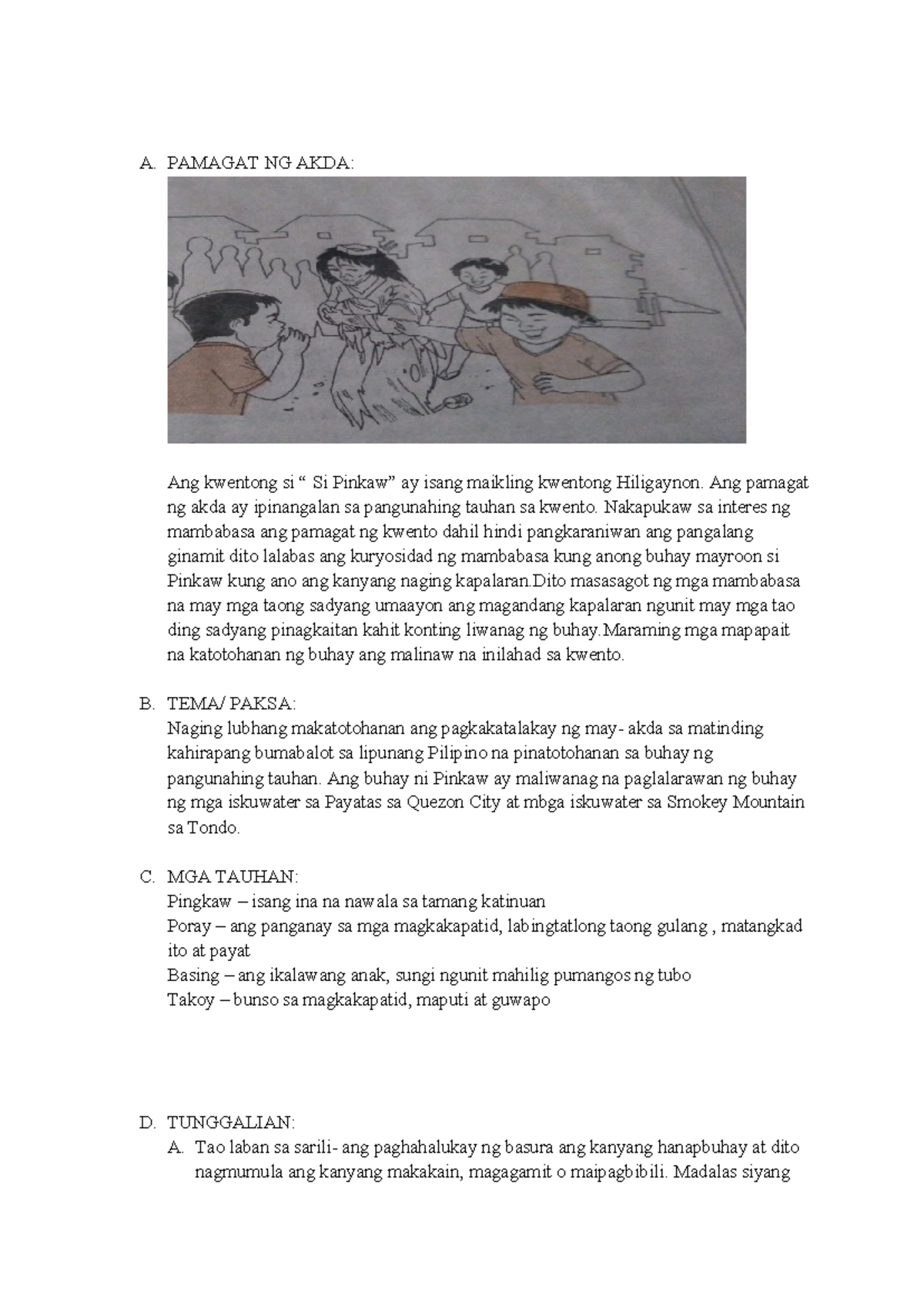 416162635 Isang Pagsusuring Naturalismo - A. PAMAGAT NG AKDA: Ang ...