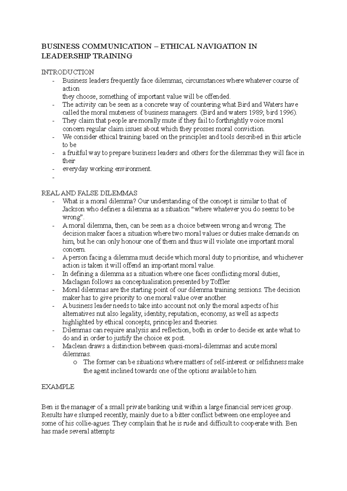 Navigation wheel - BUSINESS COMMUNICATION – ETHICAL NAVIGATION IN ...