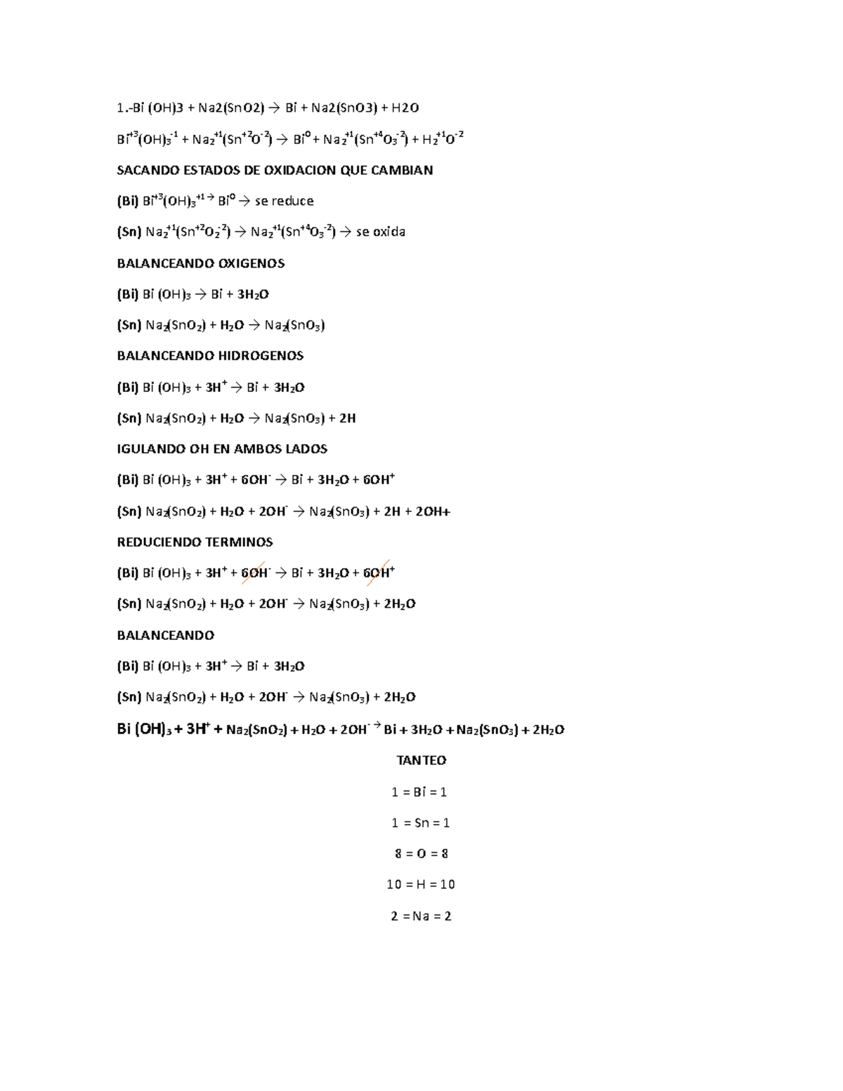 Balanceo de Ecuaciones quimicas por ion electronegativo en medio basico ...