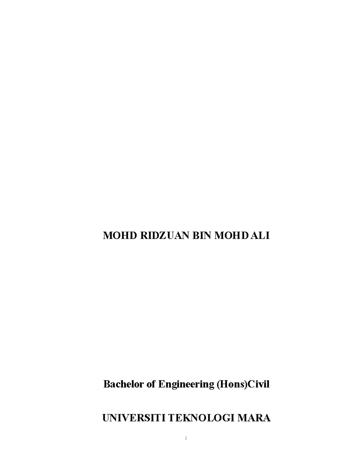 Template fyp fka fyp1 format report project proposal - MOHD RIDZUAN BIN ...