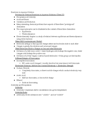Chapter 7: Acids and Bases - Strong and Weak Acids and Bases Strong ...