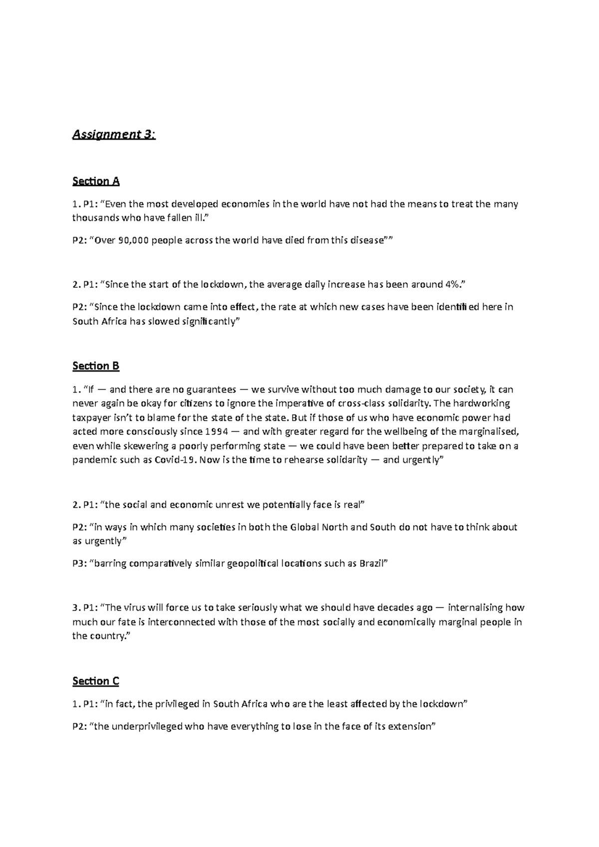 Tutorial assignment 3 - FIL 251 - UP - Studocu