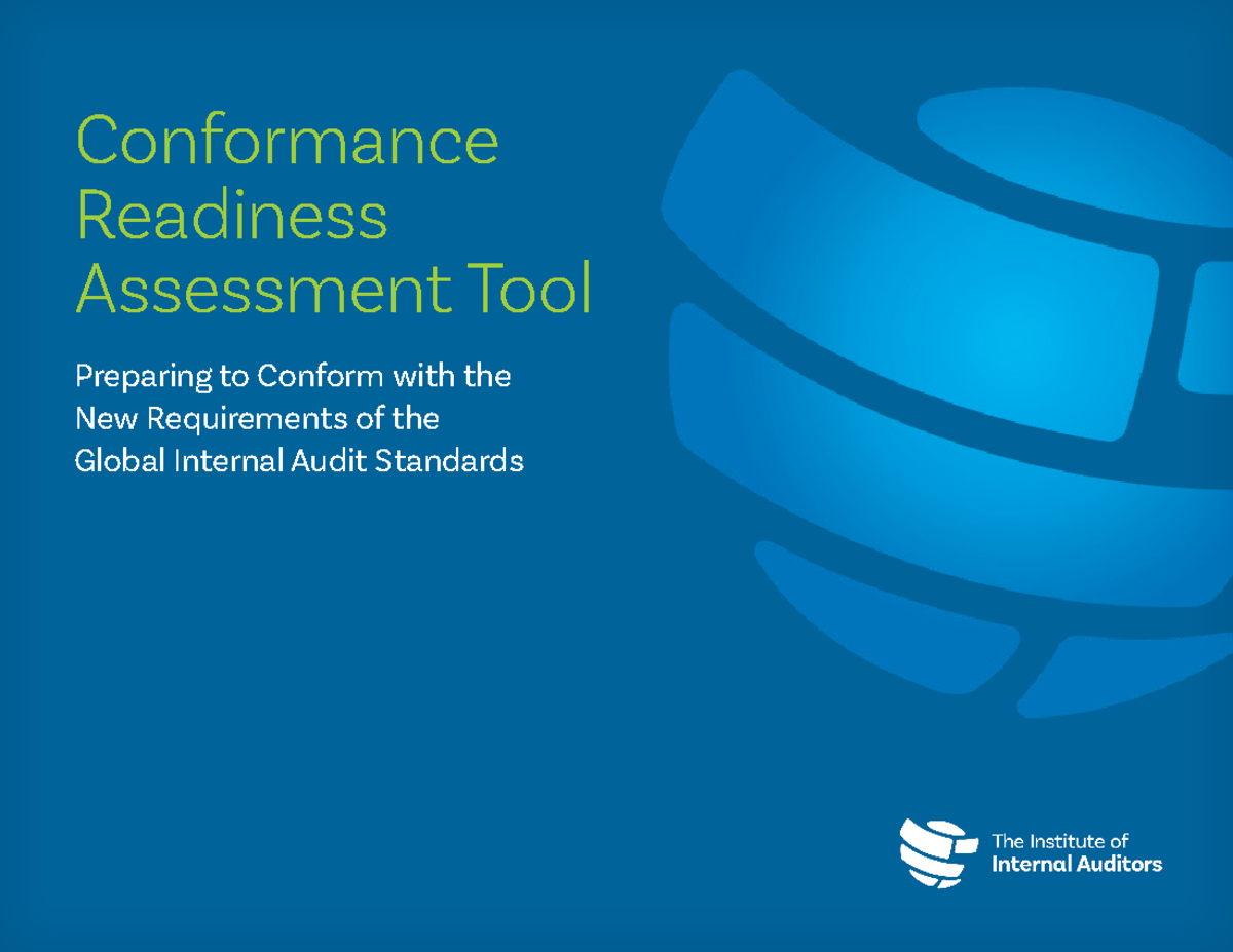 Conformance readiness assessment 20240506 - Conformance Readiness Assessment Tool Preparing to ...