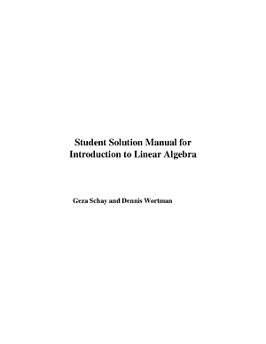 Linear Algebra Course - Linear Algebra and Probability: Fundamentals of ...