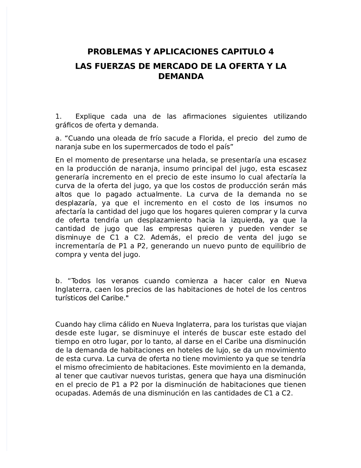 Capitulo 4 economia - cap 4 de mankiw - PROBLEMAS Y APLICACIONES CAPITULO 4PROBLEMAS Y ...
