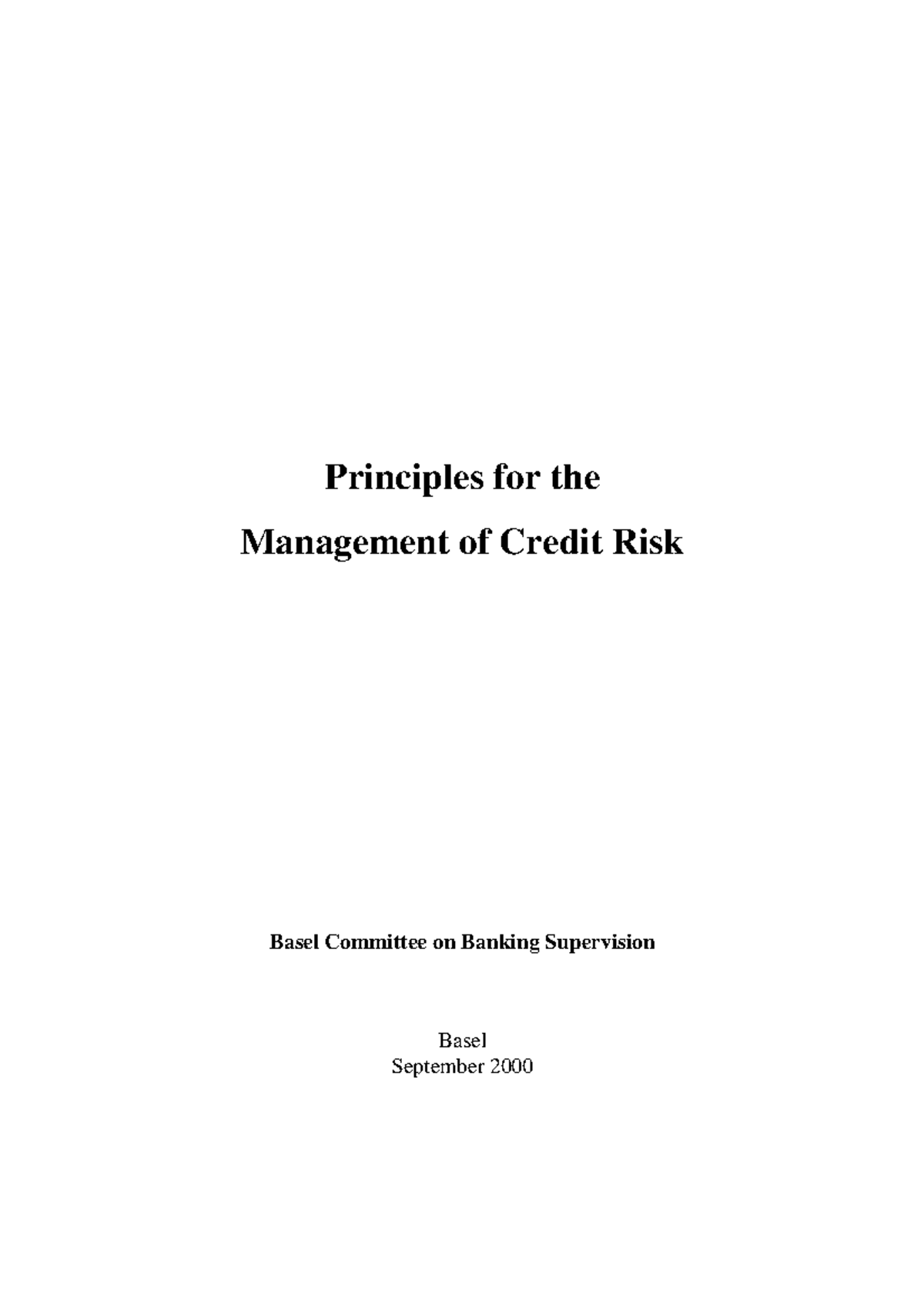 Principles for the CM - GOOD GUIDE - Principles for the Management of ...