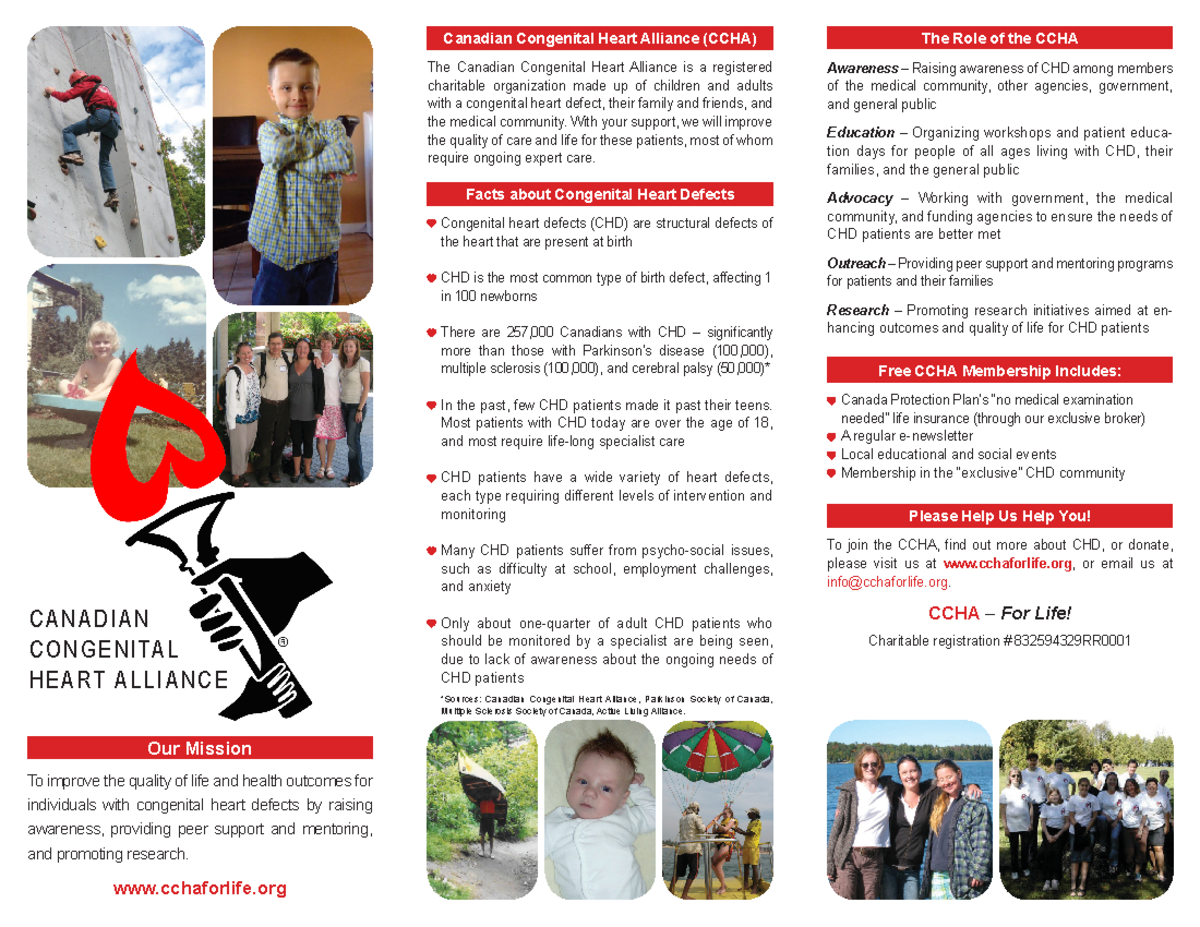 CCHA Brochure - pls see - Free CCHA Membership Includes: Canada ...