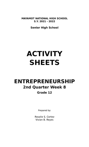 Business Finance Grade-12 QTR2 Module 3 WEEK-4 - BUSINESS FINANCE ...
