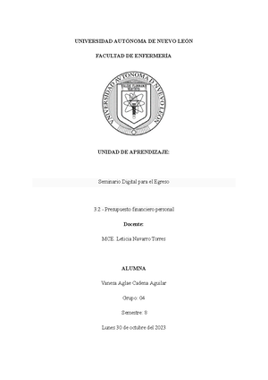 PAE Residencia HOSP TOCO - UNIVERSIDAD AUTÓNOMA DE NUEVO LEÓN FACULTAD ...