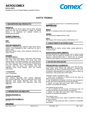 02. HDS- Thinner Estandar EPH Comex - COMEX THINNER ESTANDAR EPH No ...