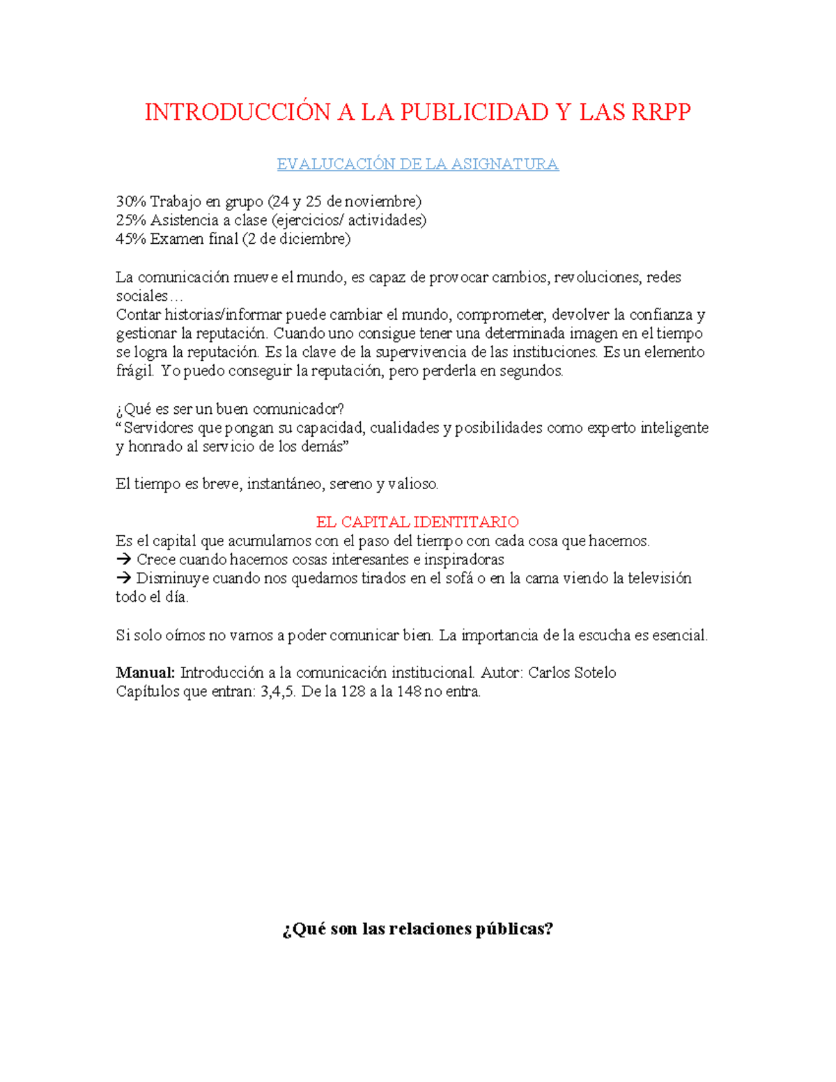 publicidad para estudiar y rrpp - INTRODUCCIÓN A LA PUBLICIDAD Y LAS ...