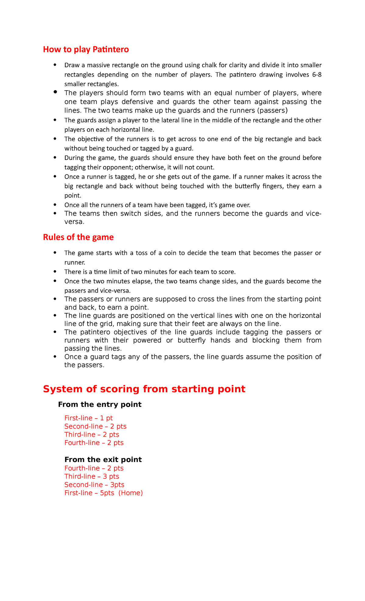 Rules-and-Mechanics - I want to be an Engineer - How to play Patintero ...