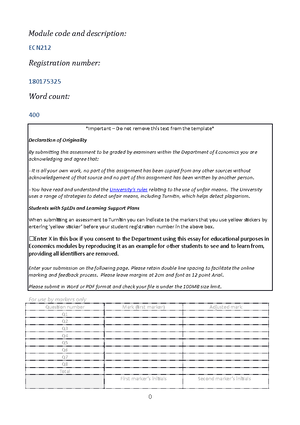 ECN212 UG Module Information Pack Template 2020-21 - University of ...