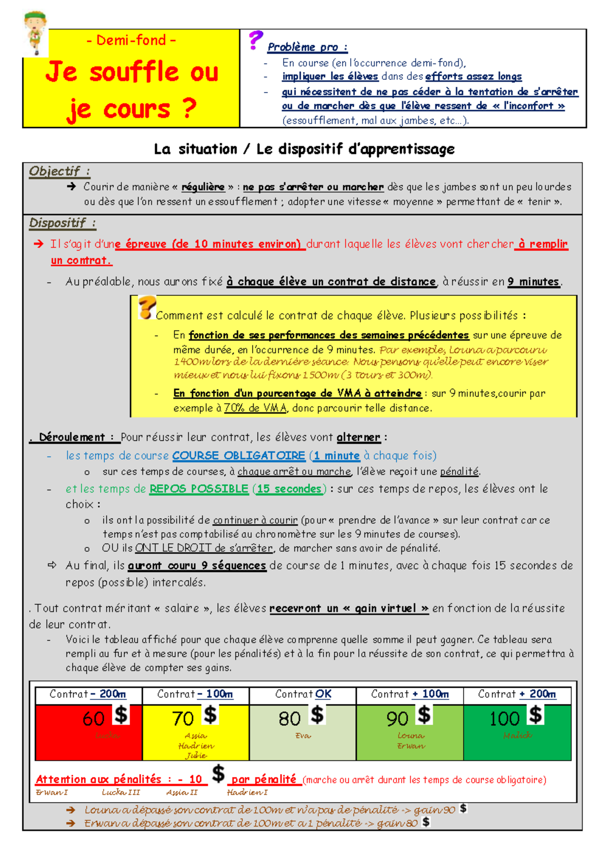 2 - Je souffle ou je cours - Demi-fond – Je souffle ou je cours ...