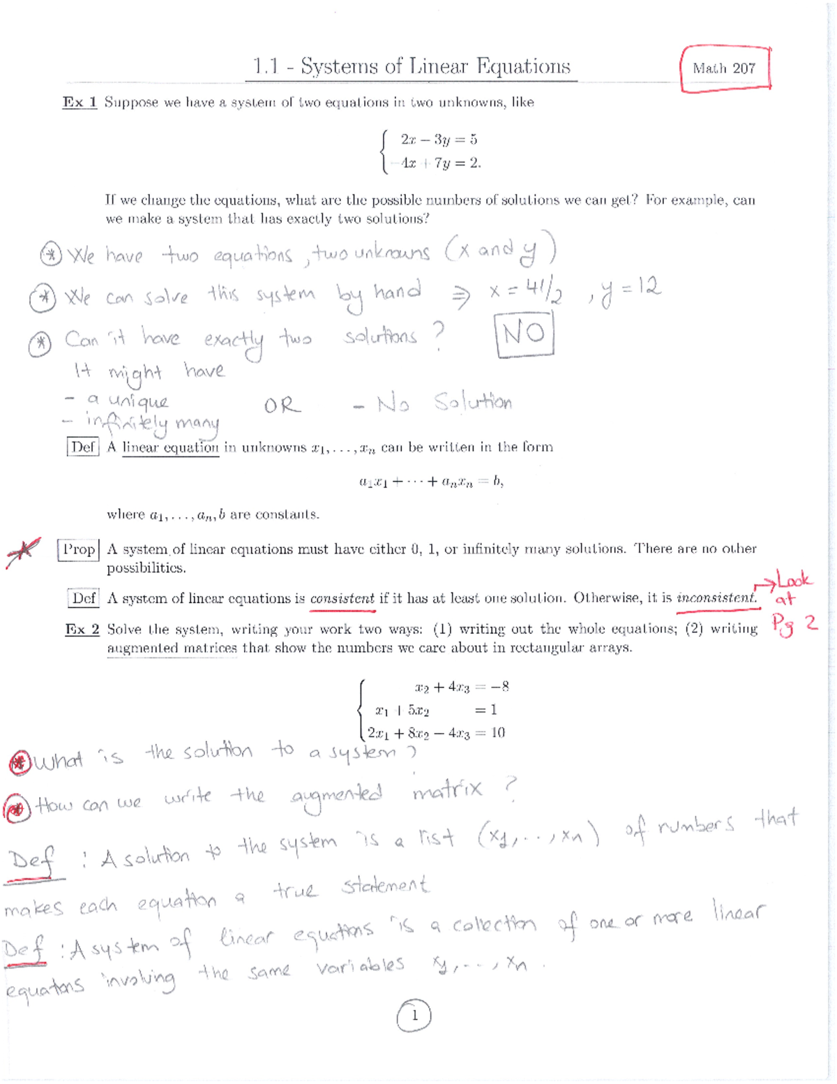 MATH207-Fall20-Week1 - Math 207 - Studocu