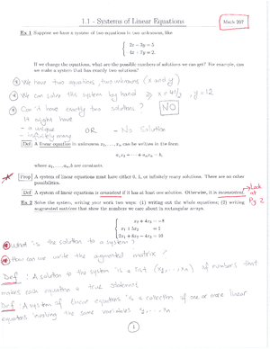 Exam3-Solutions - Exam3-Solutions - Math 207 - Studocu