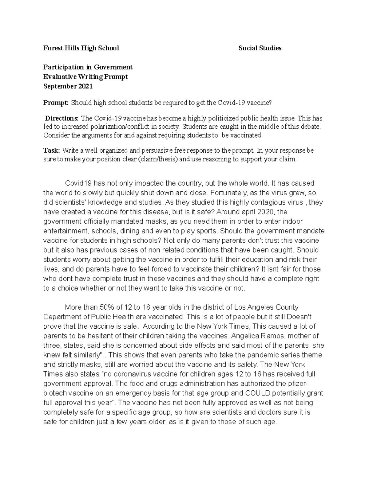 EWP Final Should High School Students Be Required To Get The Covid 19 ewp-final-should-high-school-students-be-required-to-get-the-covid-19