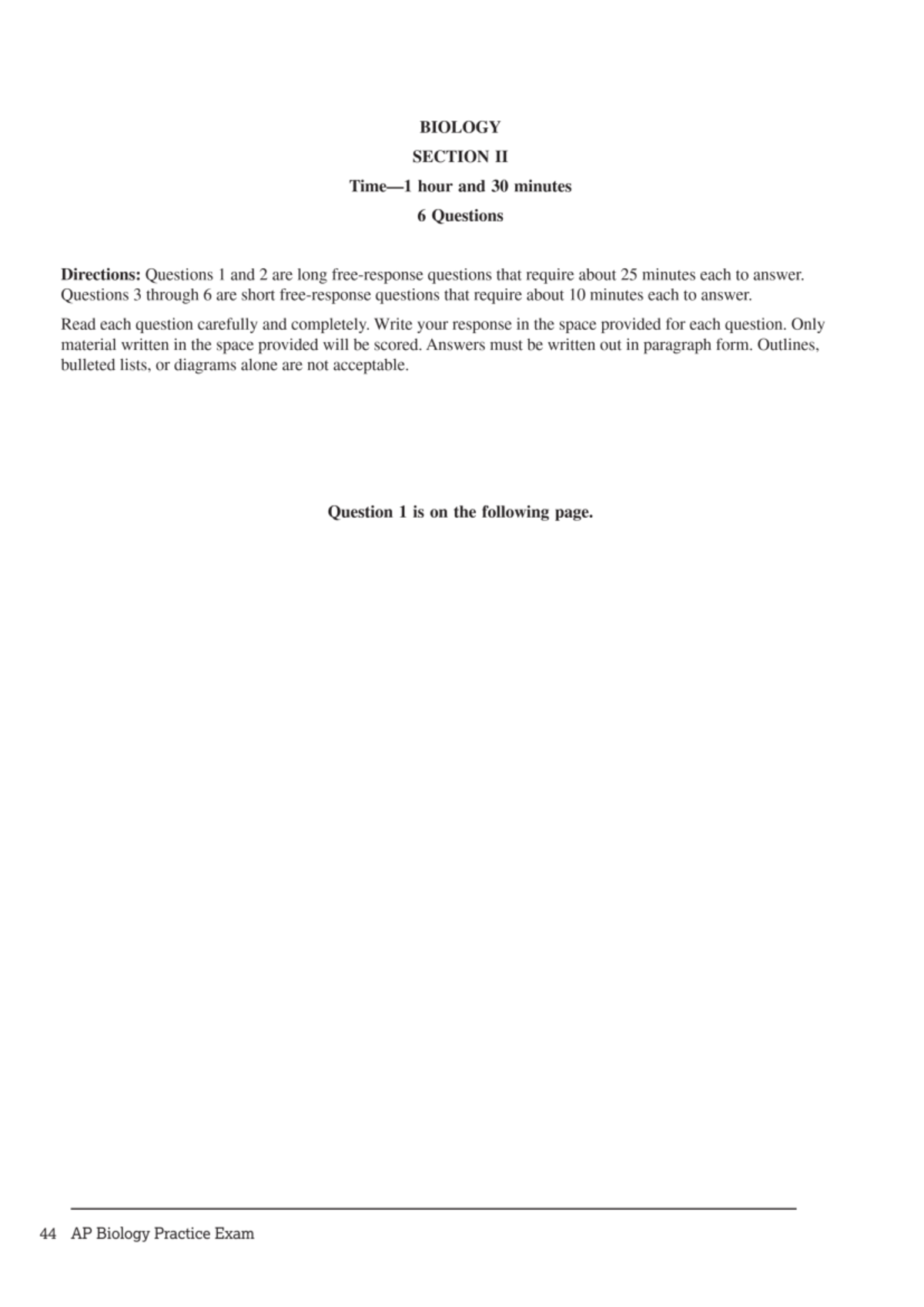 2020 AP Biology FRQ S1 - Practice Materials - Studocu