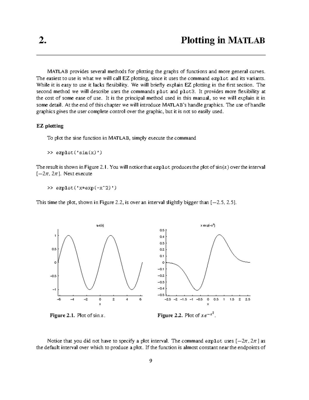 Cap2 Polking Plotting - chemistry - 2. Plotting in MATLAB MATLAB ...