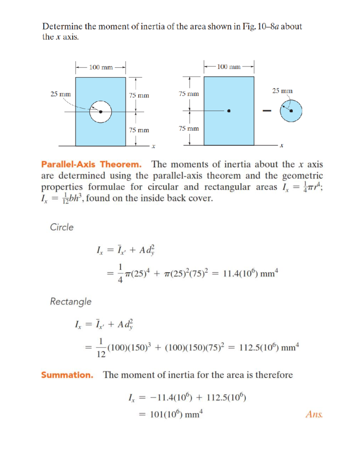 Moment of Inertia Composite Bodies - Engineering mechanics static ...