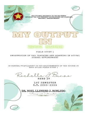 Bunao - CONSENT FORM (Affidavit of Consent) WE, Rochelle J. Bunao and ...