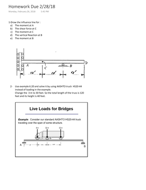 Structural Analysis Homework 3 - CE 3201 - Studocu