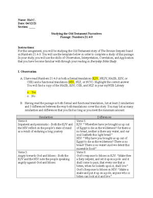 BIBL 104 New Testament Bible Study Assignment - Name: Haley Collins ...