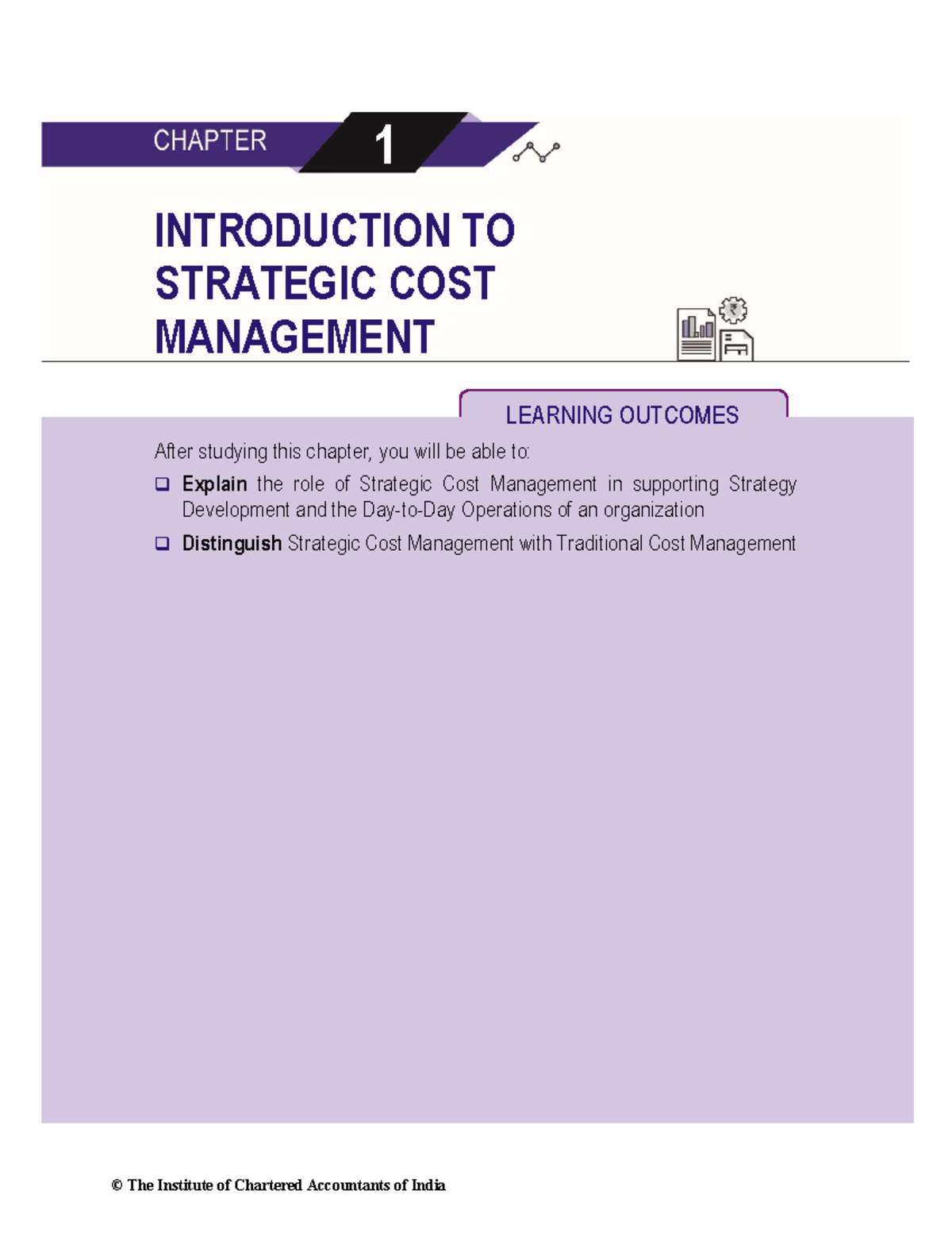 Introduction to Strategic Cost Management - 1 INTRODUCTION TO STRATEGIC ...