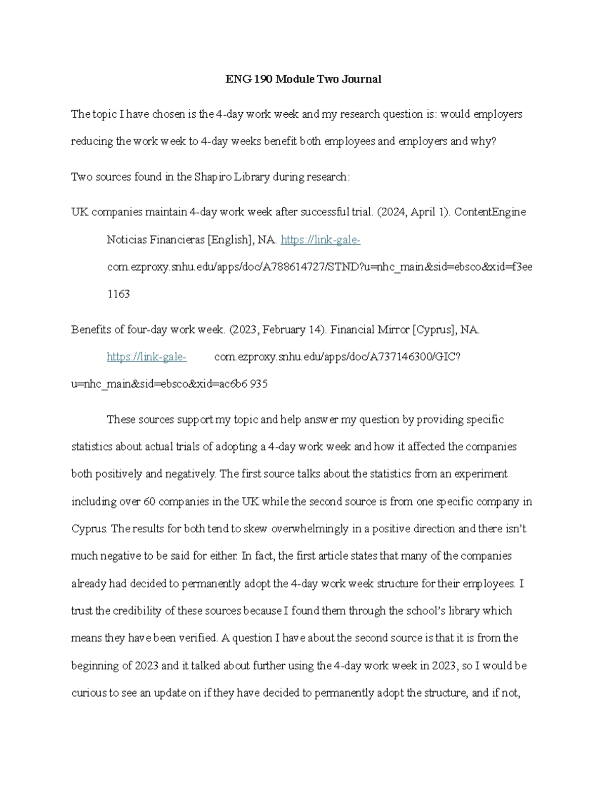 Dickie - ENG 190 Module Two Journal - ENG 190 Module Two Journal The ...