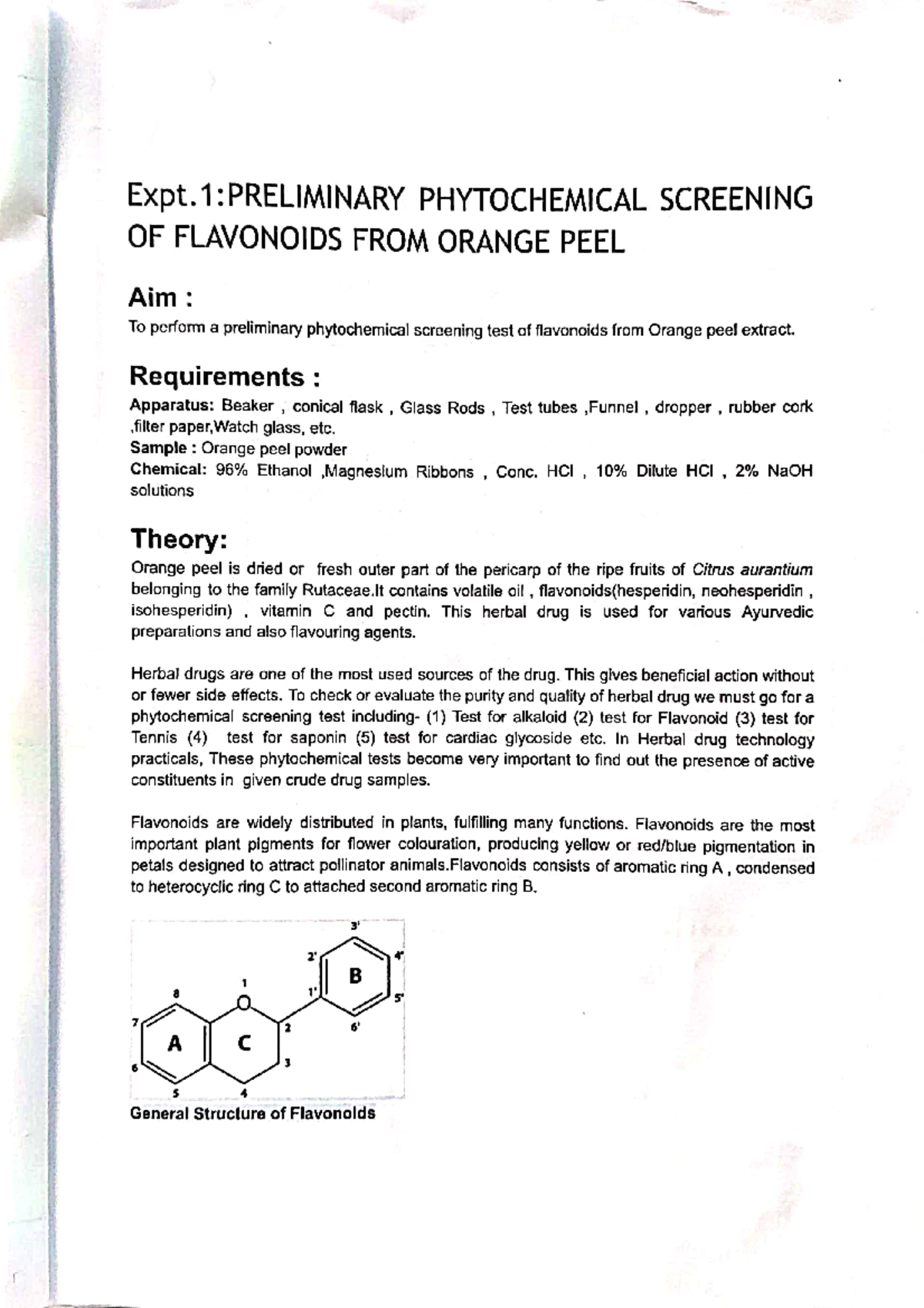 HDT Lab manual - herbal drug technology - B. Pharm - Studocu