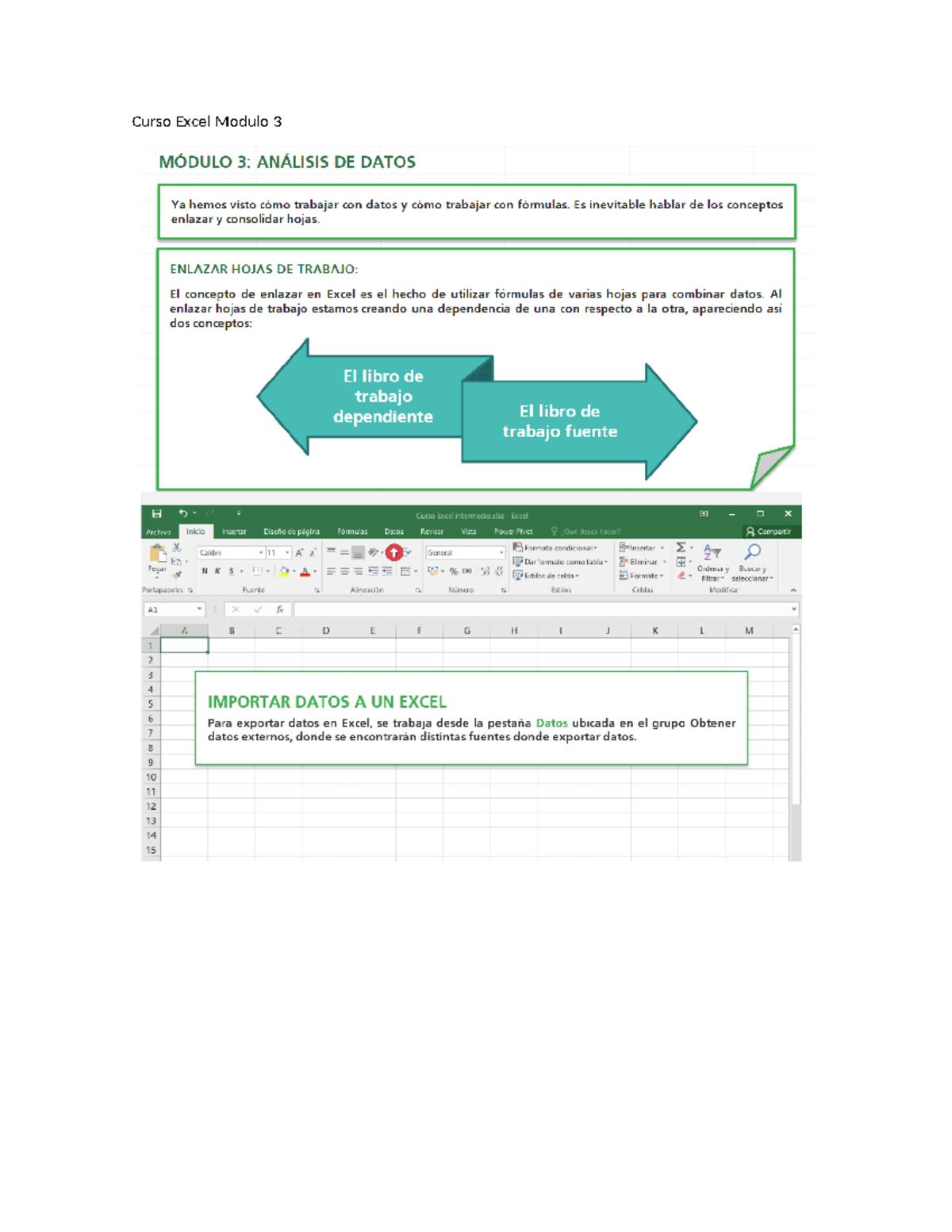 Curso Excel Modulo 3 - Curso Excel Basico - Curso Excel Modulo - Studocu