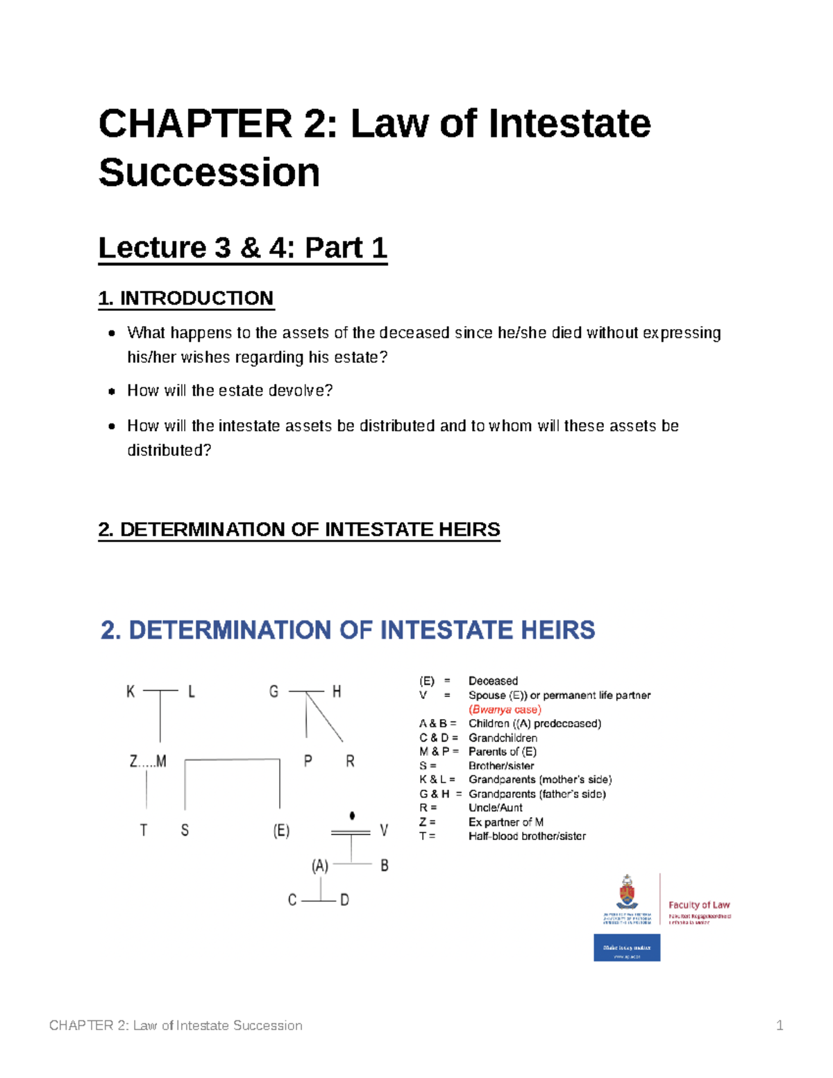 Chapter 2 Law of Intestate Succession 37a9a7205918498 f8f36e056259297 ...