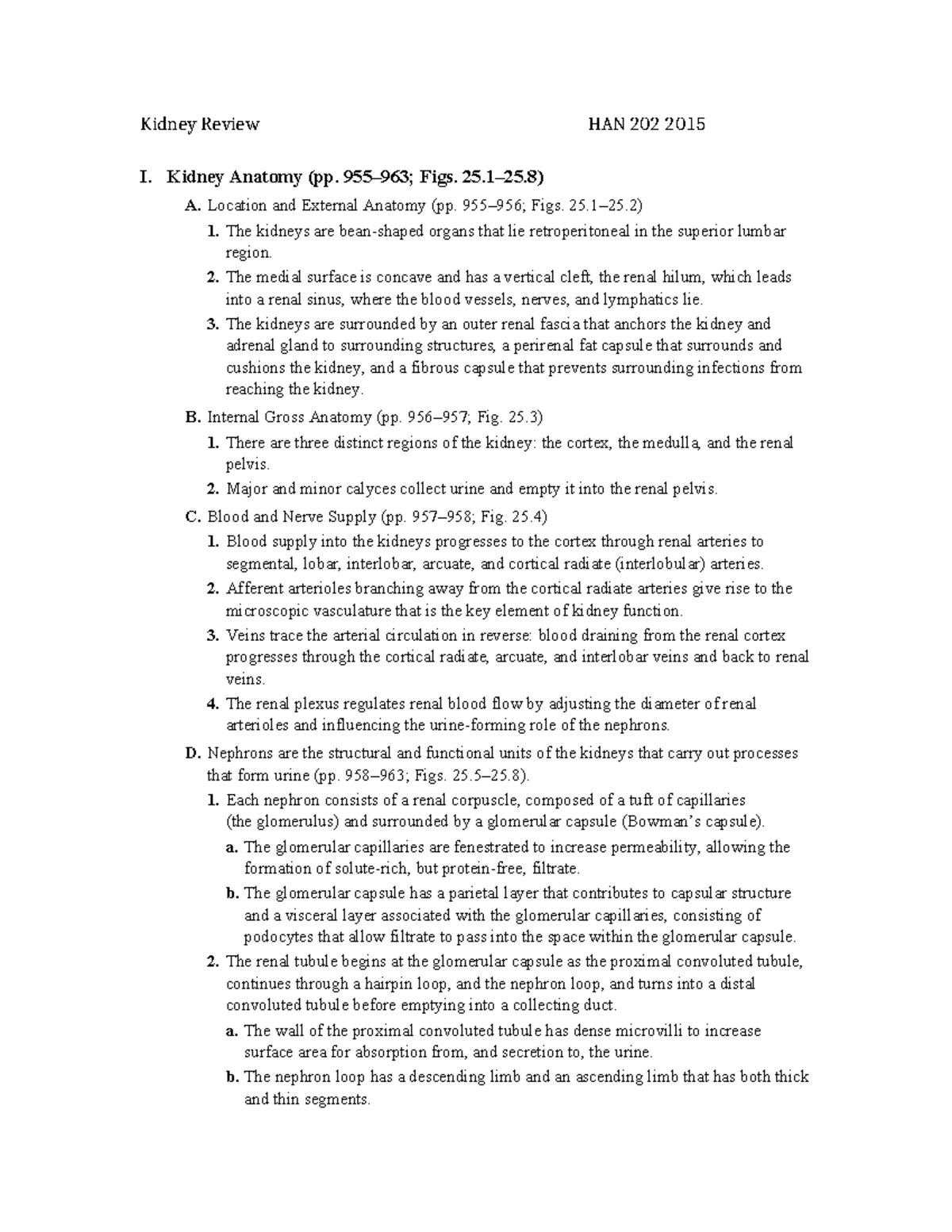 Kidney Review HAN 202 2015 - Tagged - Kidney Review HAN 202 2015 I ...