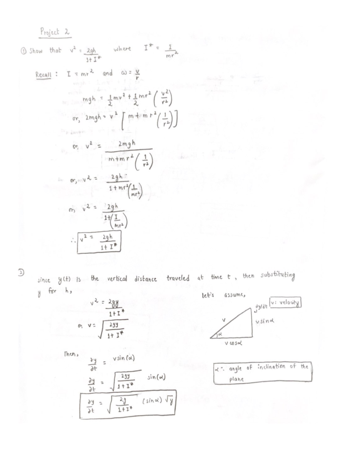 Project 2 - MATH 1C - Studocu