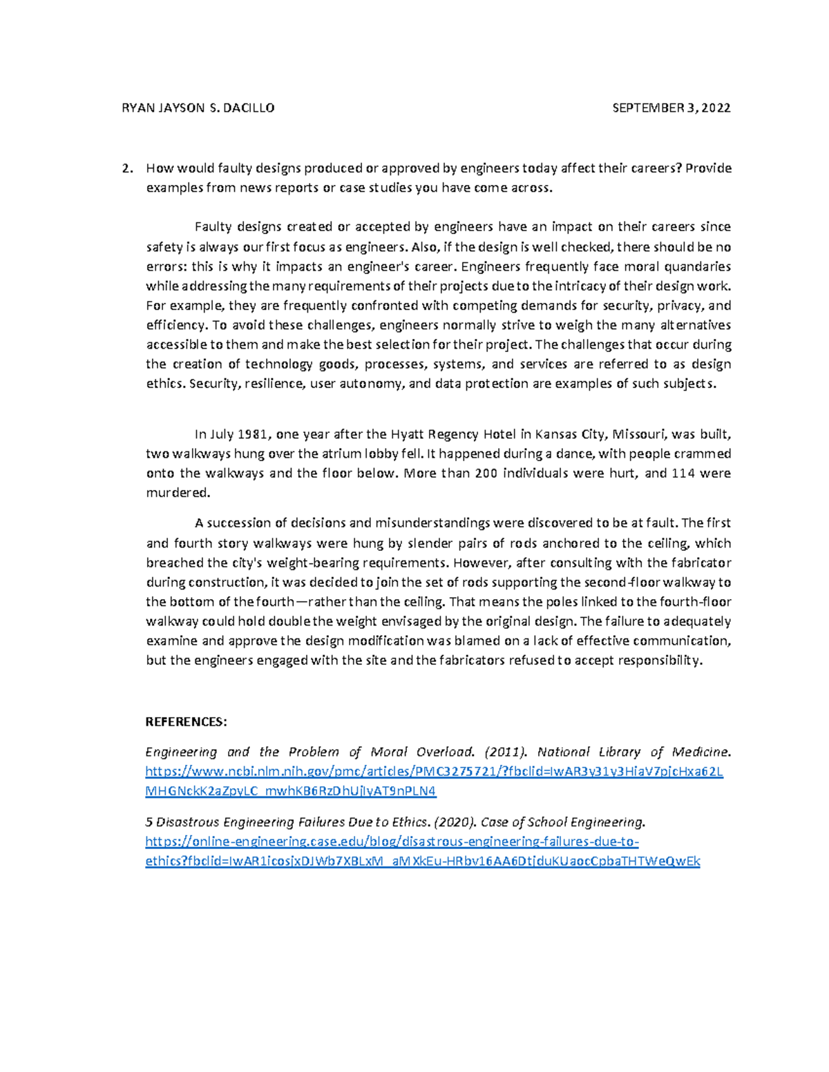 Chapter 1 Discussion Questions (2) - Dacillo, RYAN Jayson S - RYAN ...
