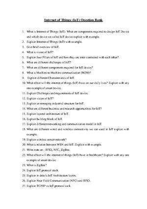 IOT LAB Manual - 1 | P a g e INTERNET OF THINGS/ ARDUINO LABORATORY LAB ...