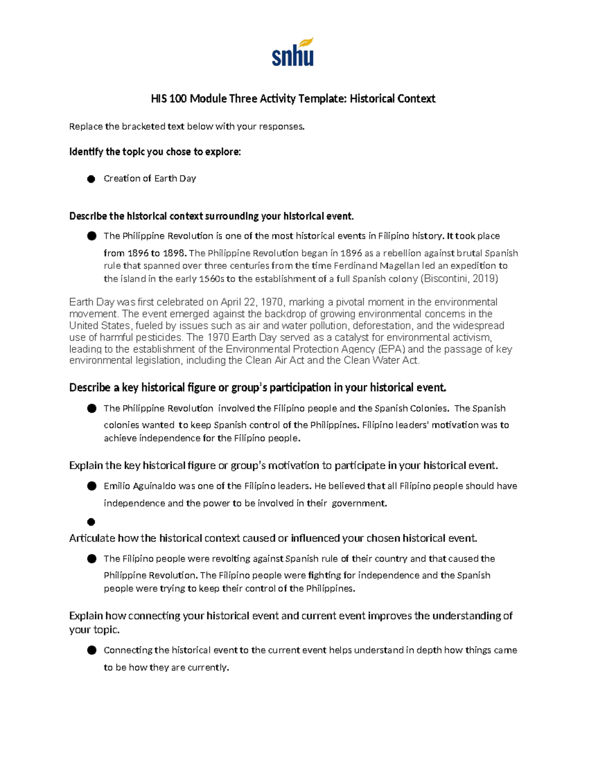 3-1 Activity Examining Historical Context - HIS 100 Module Three ...