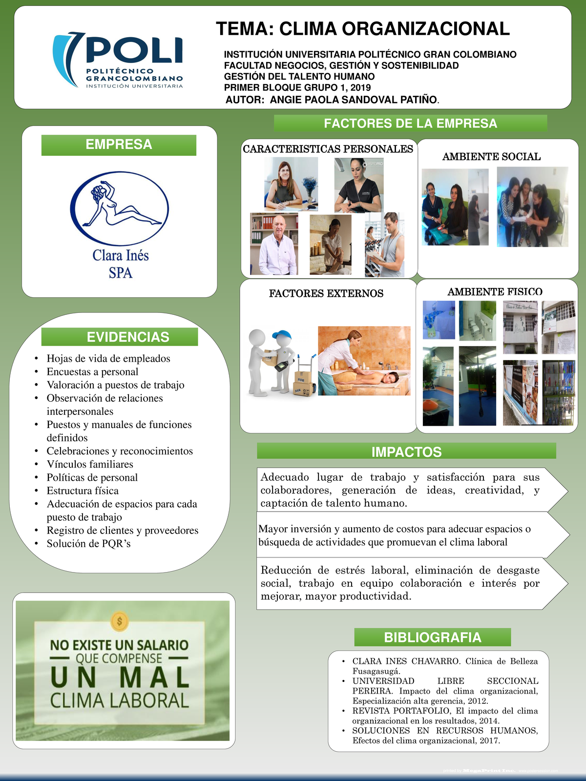 426939303 Poster Clima Organizacional - postersession TEMA: CLIMA ...