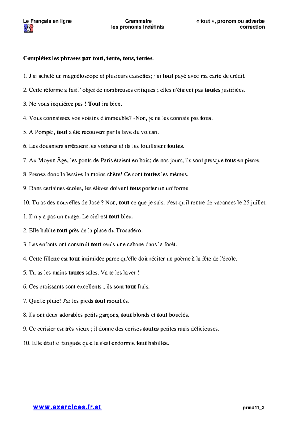 Prind 11 2 - Good course for students and ofppf - Le Français en ligne ...