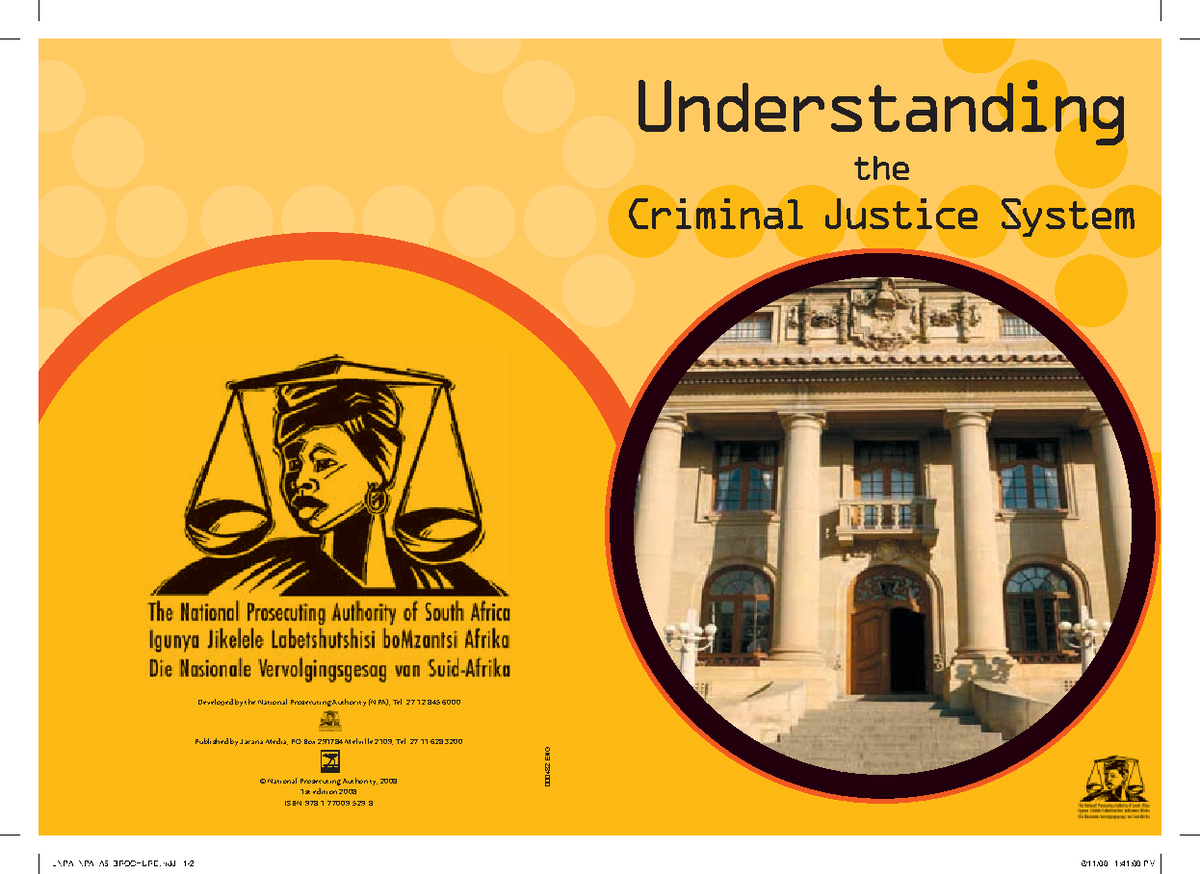 Crimnotes for the national prosecuting authority - Understanding the ...