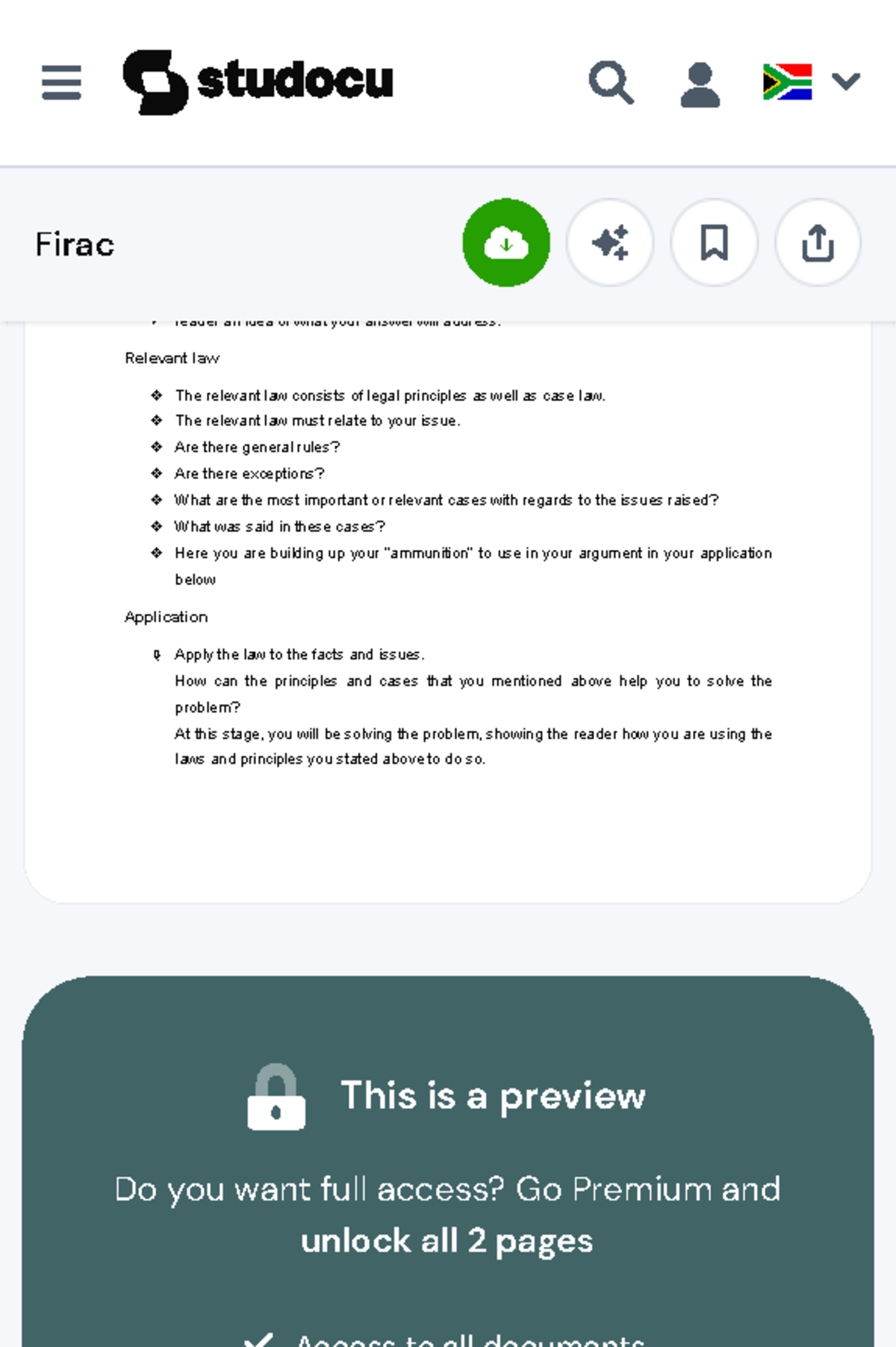 Subtraction dominion - FIRAC is a method of legal analysis that helps ...