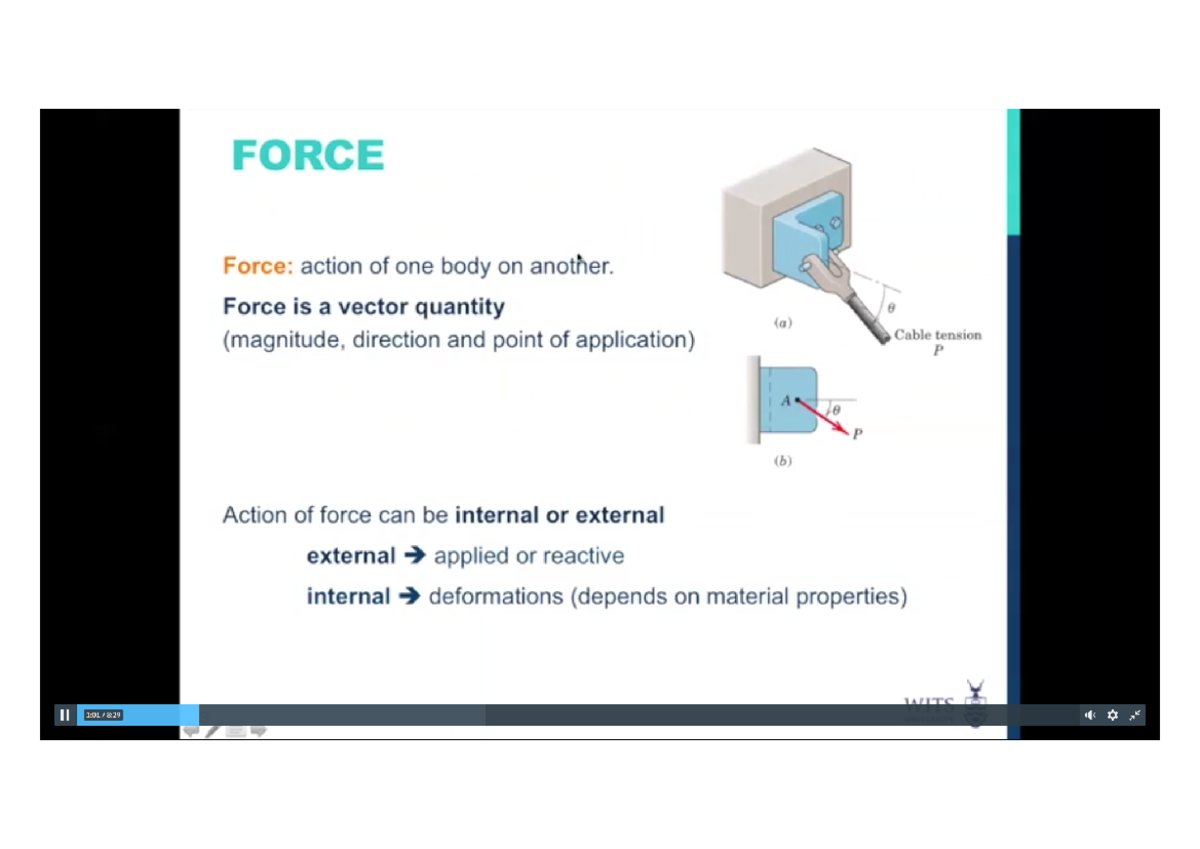 Force - PHYS1035 - Studocu