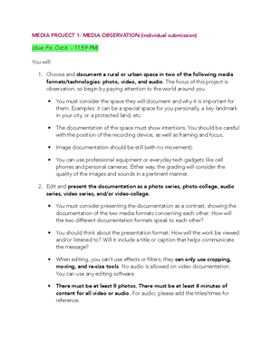 Exercise 01 W2023 - ubniweujk - 1 M1A03: Media Arts Exercise 1 ...