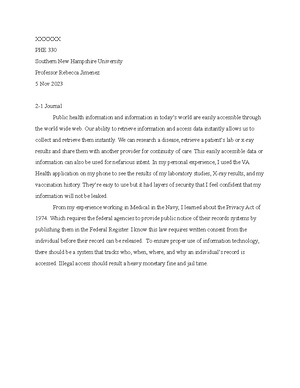 PSY108 Project Two Milestone - Project Two Milestone: Journal Entry ...