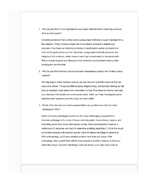 Unit 3 critical thinking questions - Google Docs - Studocu