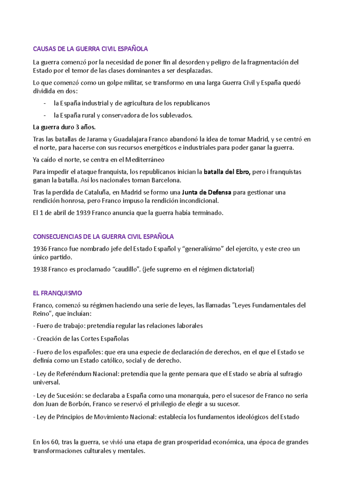 Causas DE LA Guerra Civil Española - CAUSAS DE LA GUERRA CIVIL ESPAÑOLA ...